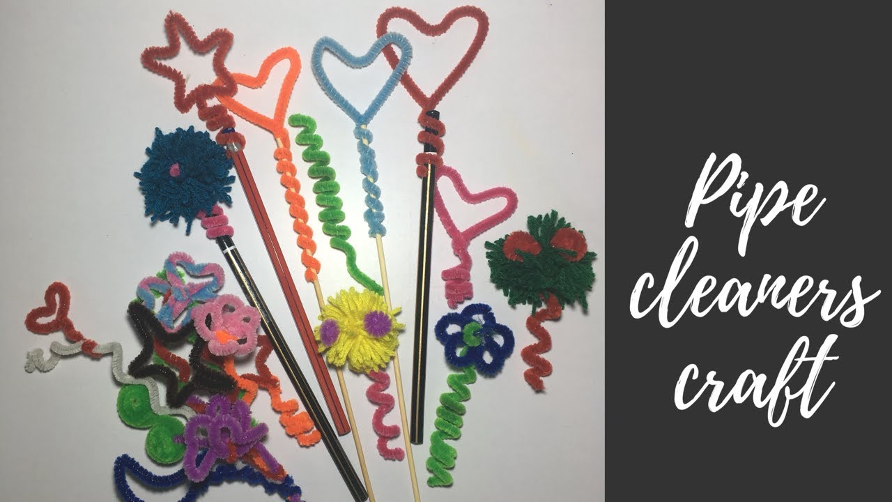 Pipe cleaners craft | Handmade craft | Diy - YouTube