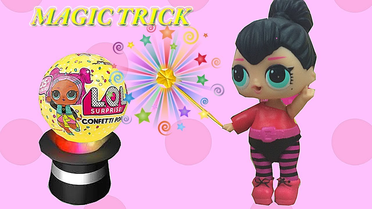 LOL Surprise! stop motion Cartoon- Magic trick Disappearing act - YouTube