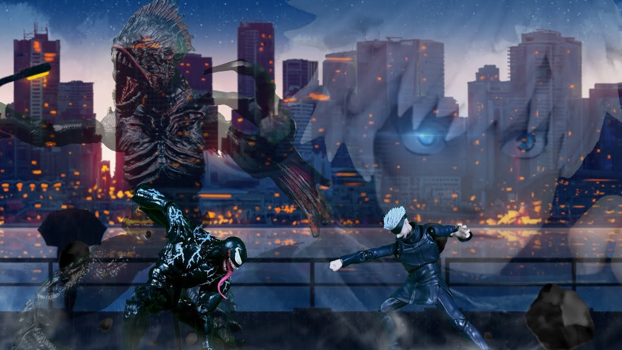 GOJO vs CURSES (Jjk Stop-Motion Fight) - YouTube