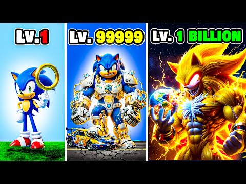 Level 1 to Level 1,000,000,000 SONIC in GTA 5