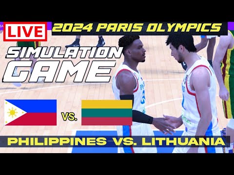 LIVE NOW! Gilas Pilipinas vs Lithuania | 2024 PARIS OLYMPICS | Ausgust ...