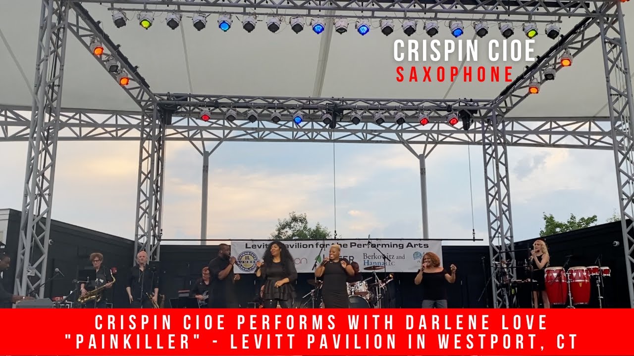 Crispin Cioe Plays Sax with Darlene Love - "Painkiller" - YouTube