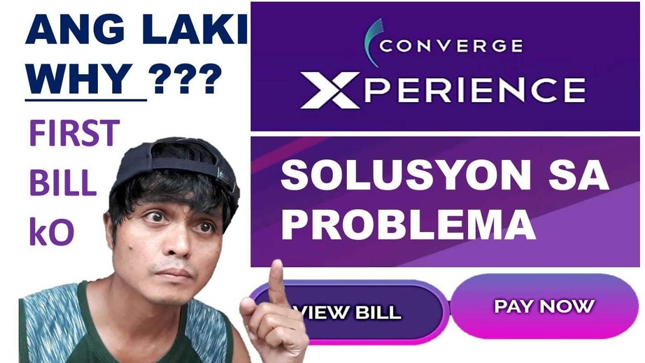 SOLUSYON SA PROBLEMA WITH CONVERGE INTERNET PAANO - YouTube