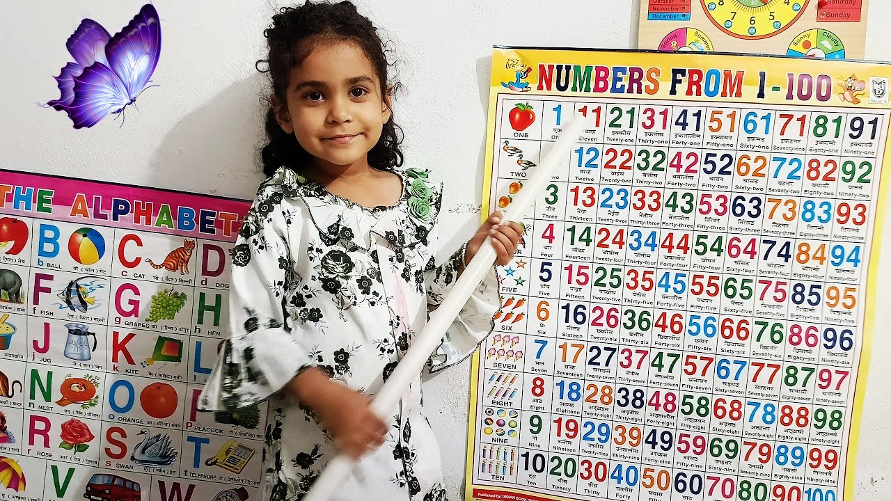 Let's Count Together: Learning Numbers 1 to 100 with a 4-Year-Old Kid ...