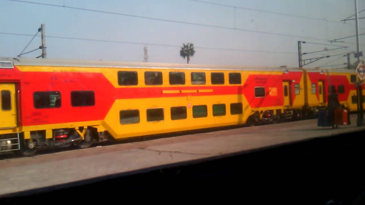 Double decker train - YouTube