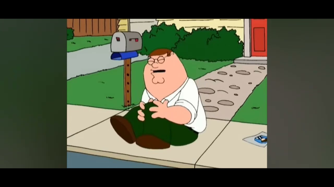 Family Guy Peter Griffin Hurts His Knee Meme [Full] - YouTube