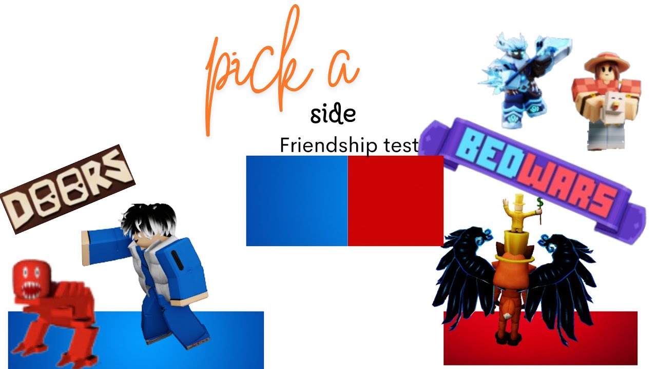 Pick a side (true friendship test) - YouTube