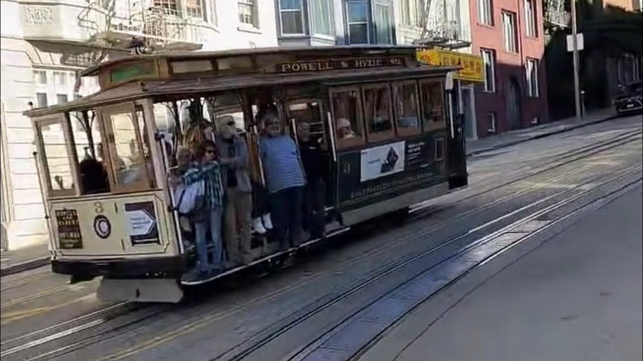 San Francisco Cable Car Ride #cablecar #sanfrancisco - YouTube
