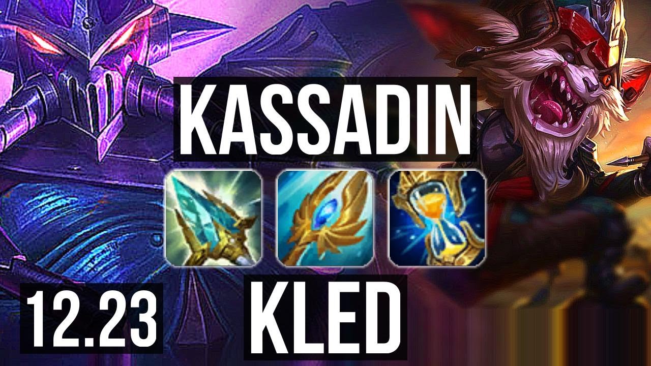 KASSADIN vs KLED (MID) | Quadra, 2.4M mastery, 1100+ games, 18/3/4 ...