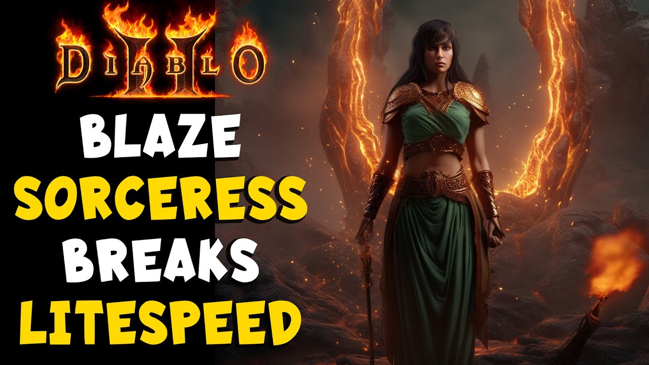 Blaze Sorceress Build is Faster than Light Speed in Diablo 2 ...