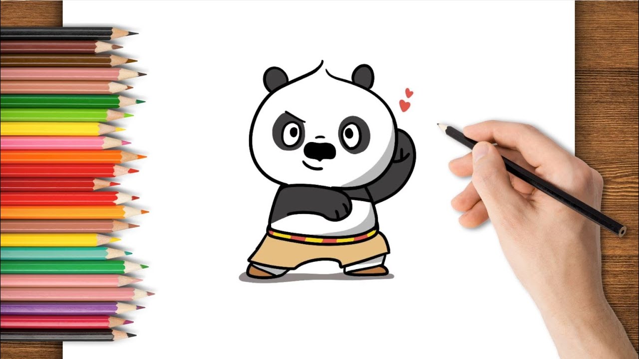 How to Draw Po Easy🐼 Kawaii & Fun Drawing Tutorial for Kids - YouTube
