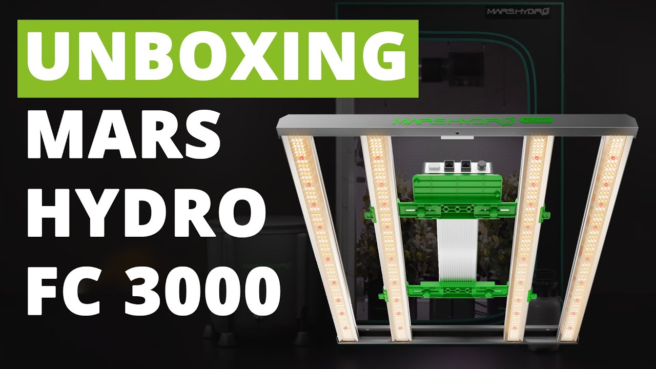 Unboxing vom Mars Hydro FC 3000-EVO Grow LED - YouTube