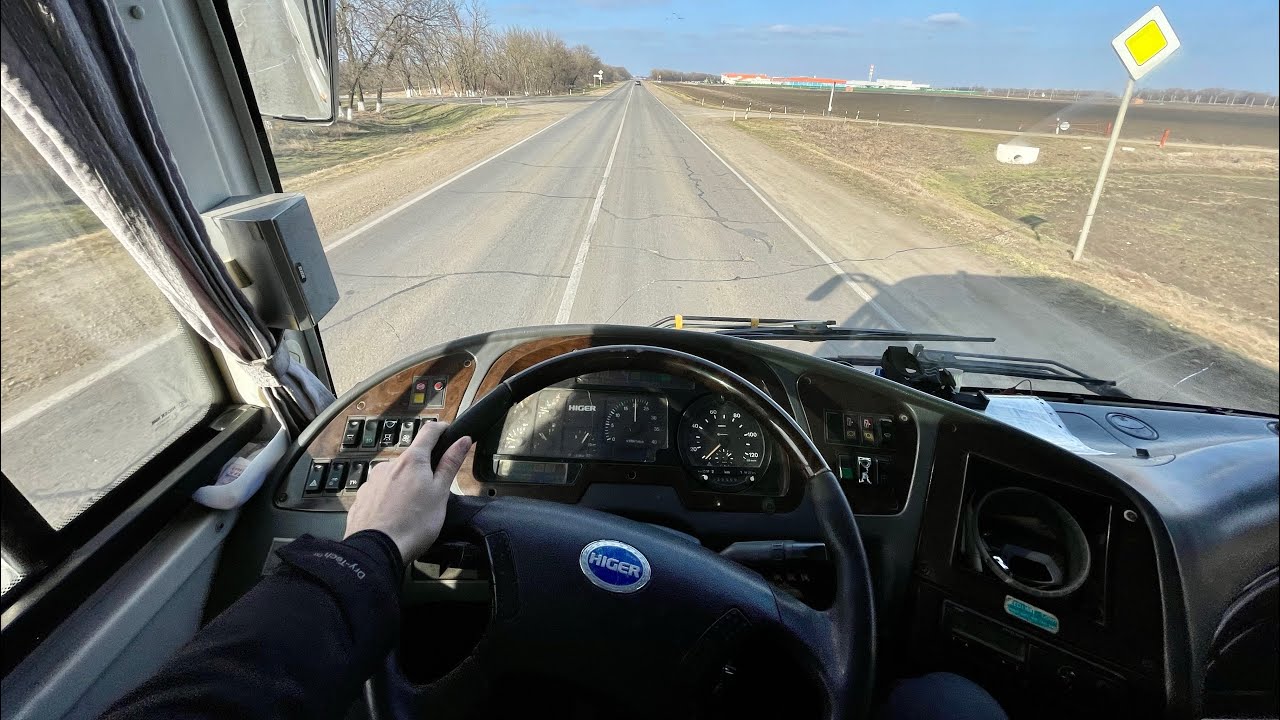 HIGER 6885 first person test drive / the best combination of price and ...