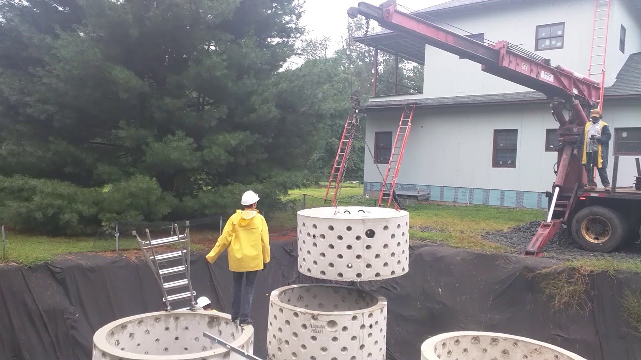 Seepage Tanks Installed(12) - YouTube