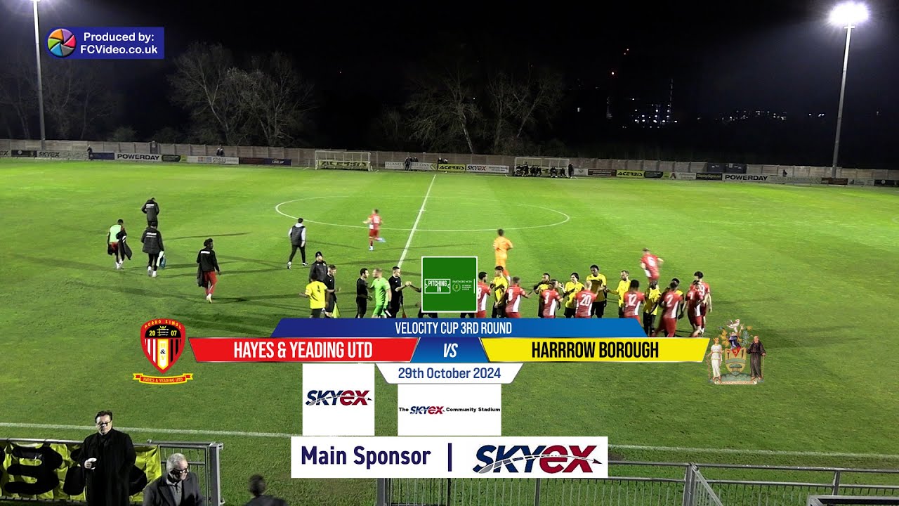 Hayes & Yeading Utd v Harrow Borough | HIGHLIGHTS | 29th October 2024 ...