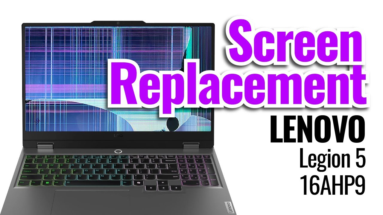 Lenovo Legion Slim 5 16AHP9 laptop screen replacement - YouTube