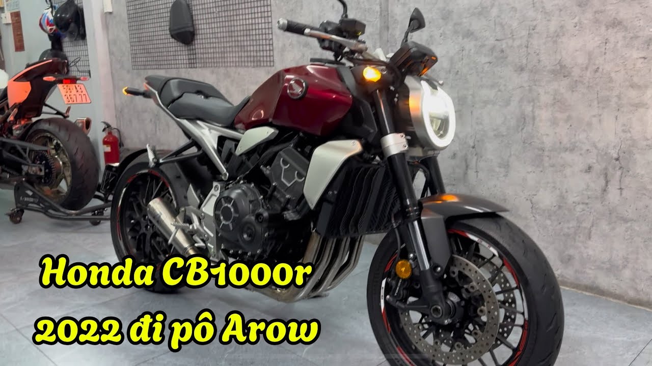 HONDA CB1000r NEO đi pô #Arow âm thanh khủng khiếp. - YouTube