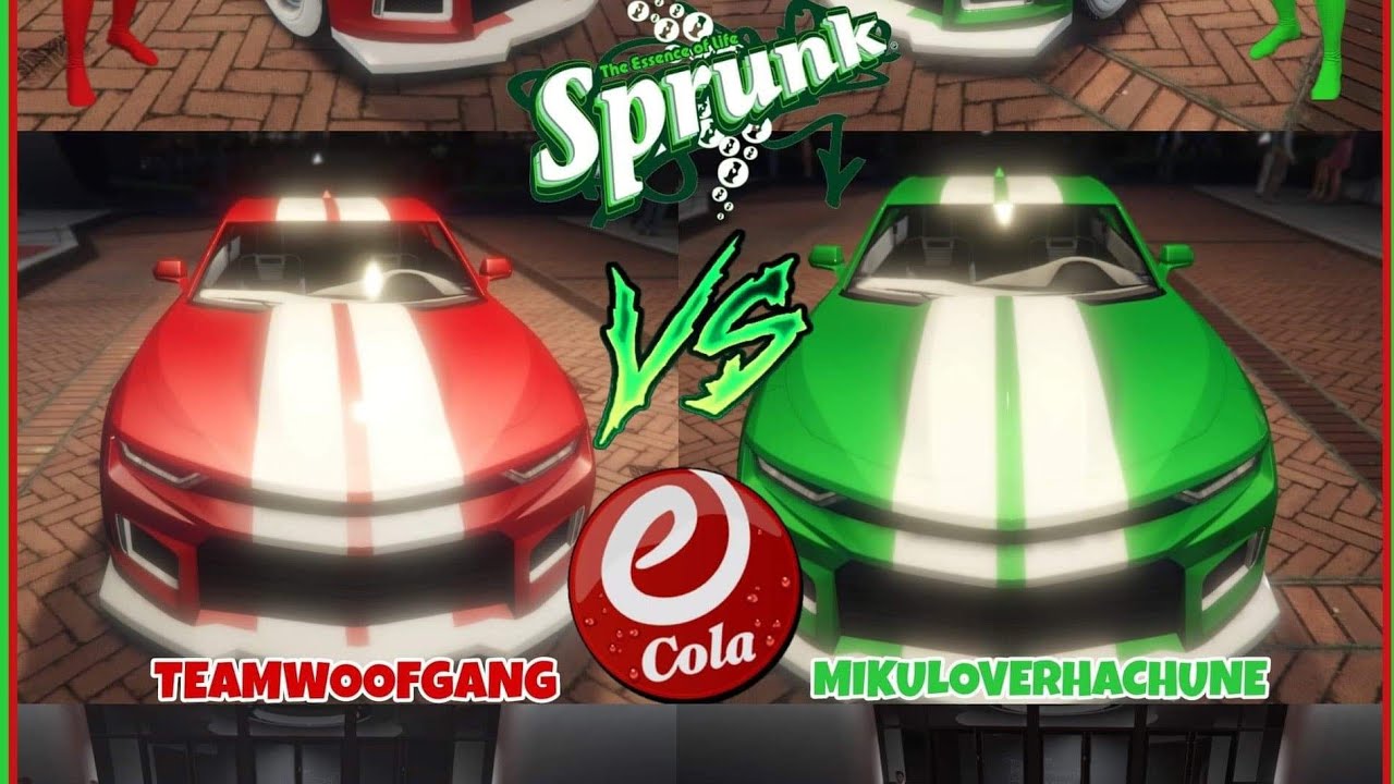 GTA 5 SPRUNK VS ECOLA CAR DROP - YouTube