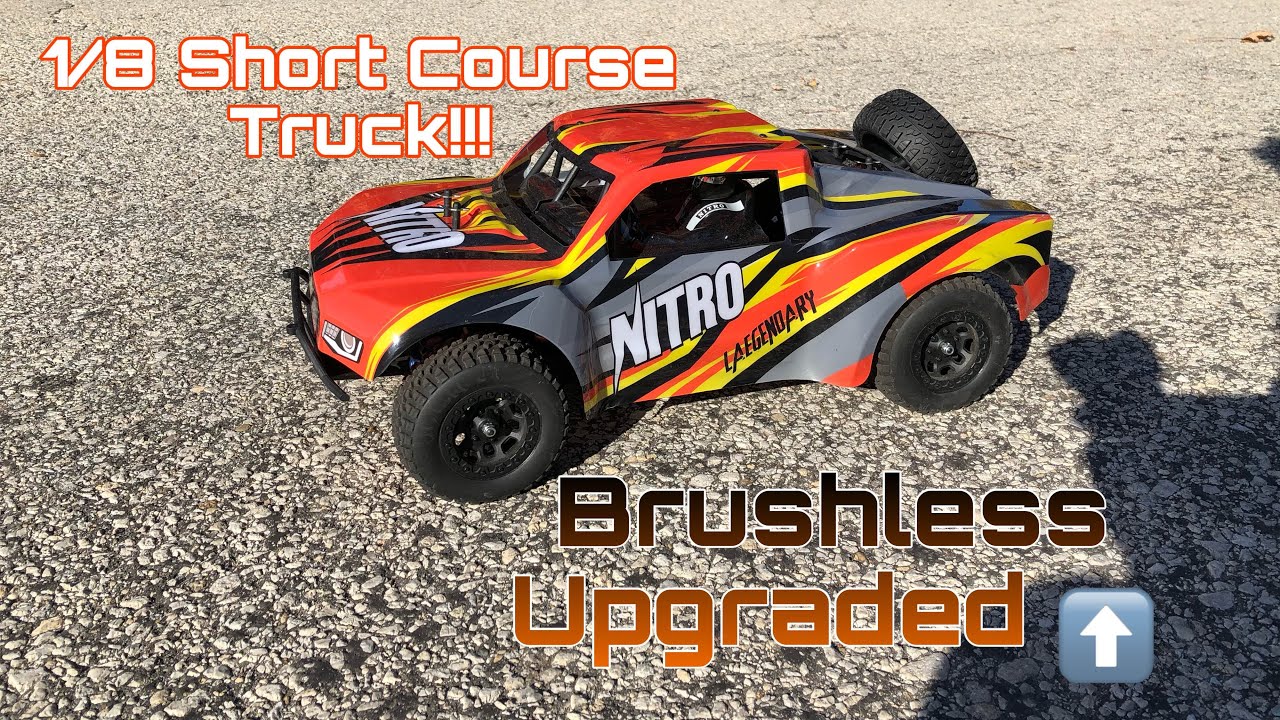 Laegendary Nitro 1/8 SCT - Quick Bash on 2s Lipo - YouTube