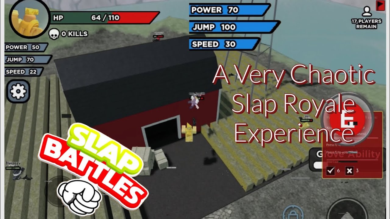 A Very Chaotic Slap Royale Experience Plus 100 jump Power 💥 - YouTube