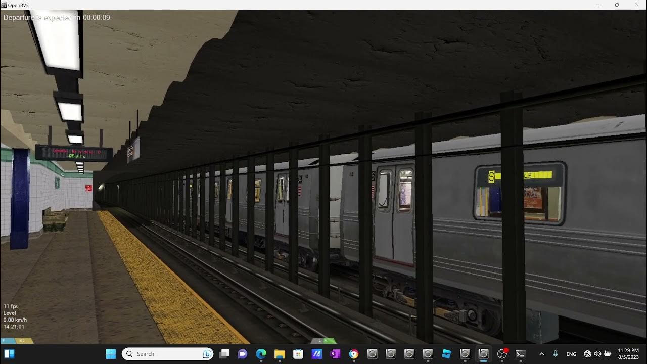 Openbve R46 2001 Present S Shuttle Train Arriving & Departing at Franklin Avenue - YouTube