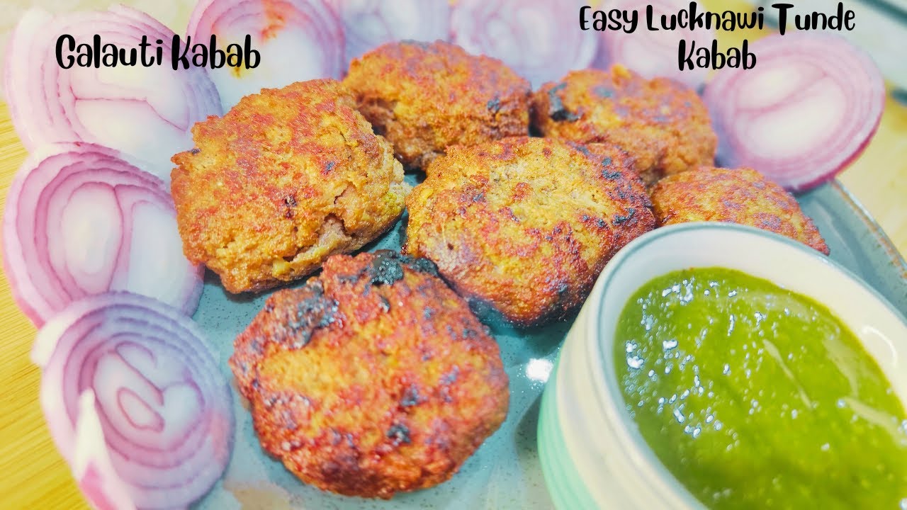 Galawati Kebab | Easy Galouti Kebab Recipe | Lucknowi Tunde Kabab - YouTube