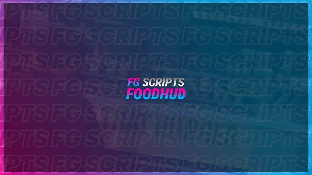 [FIVEM | ESX & QB] Food UI Script | fg_foodhud - YouTube