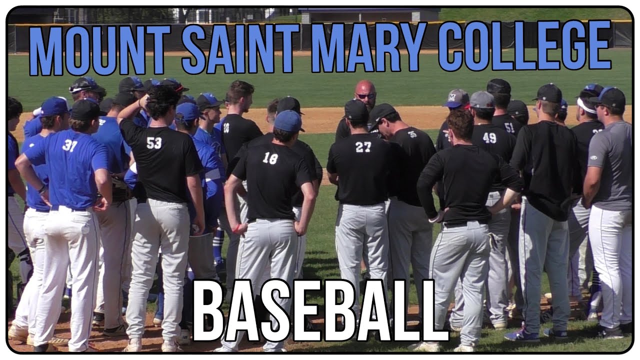 Mount Saint Mary College Knights Baseball Black and Blue Scrimmage ...