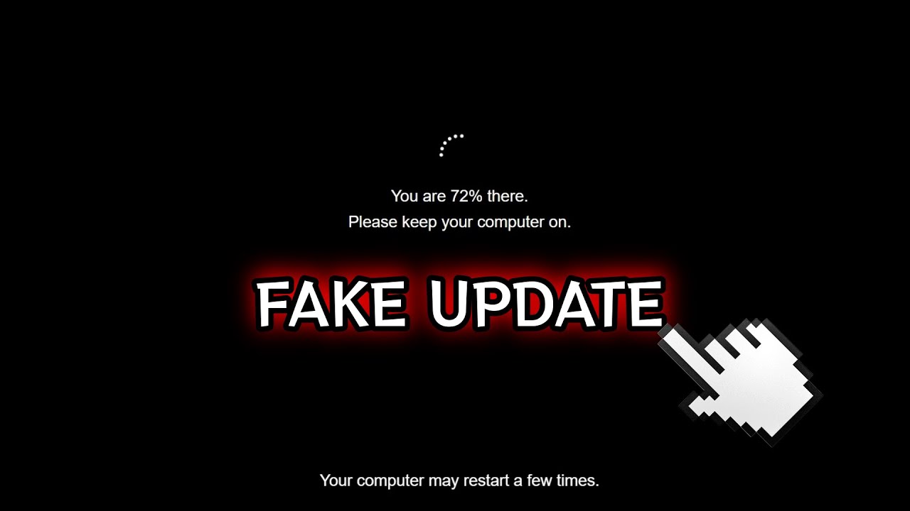 EASY TRICK: Fake Update Screen on Windows & Mac (2025) - YouTube