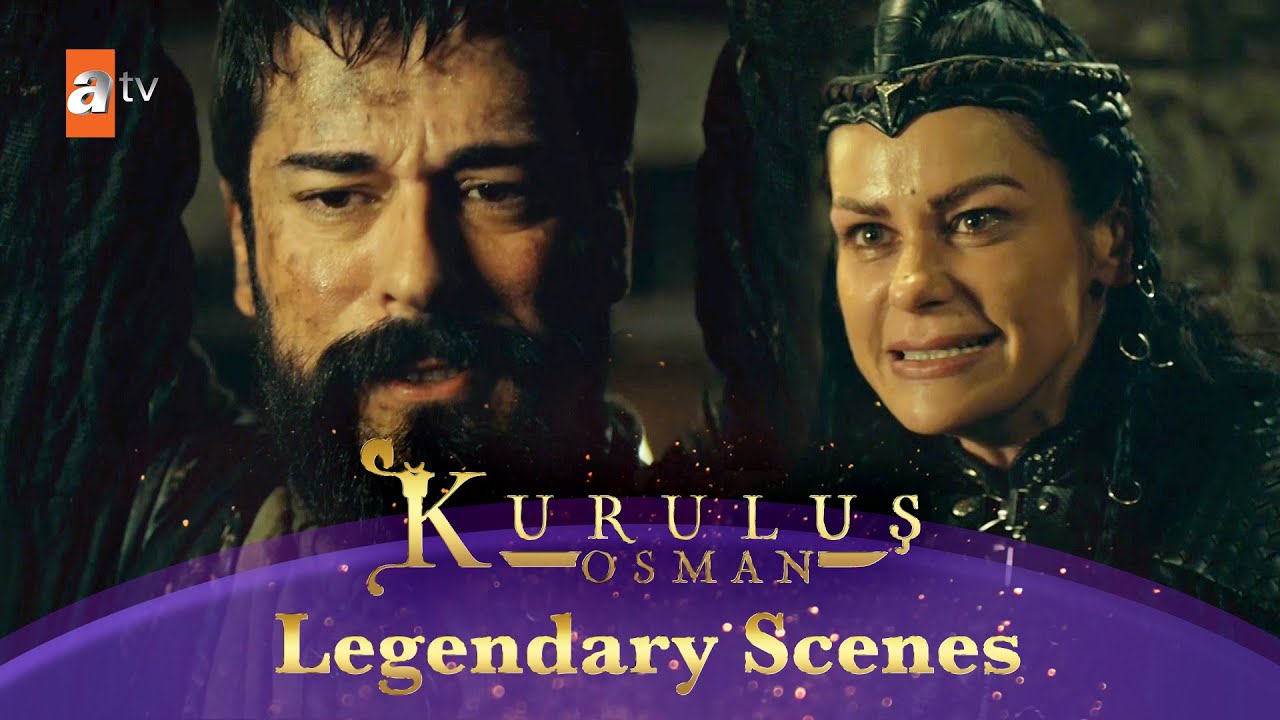 Kurulus Osman Urdu | Legendary Scenes - 185 | Julia, Osman Sahab ko azziyat de rahi hai! - YouTube
