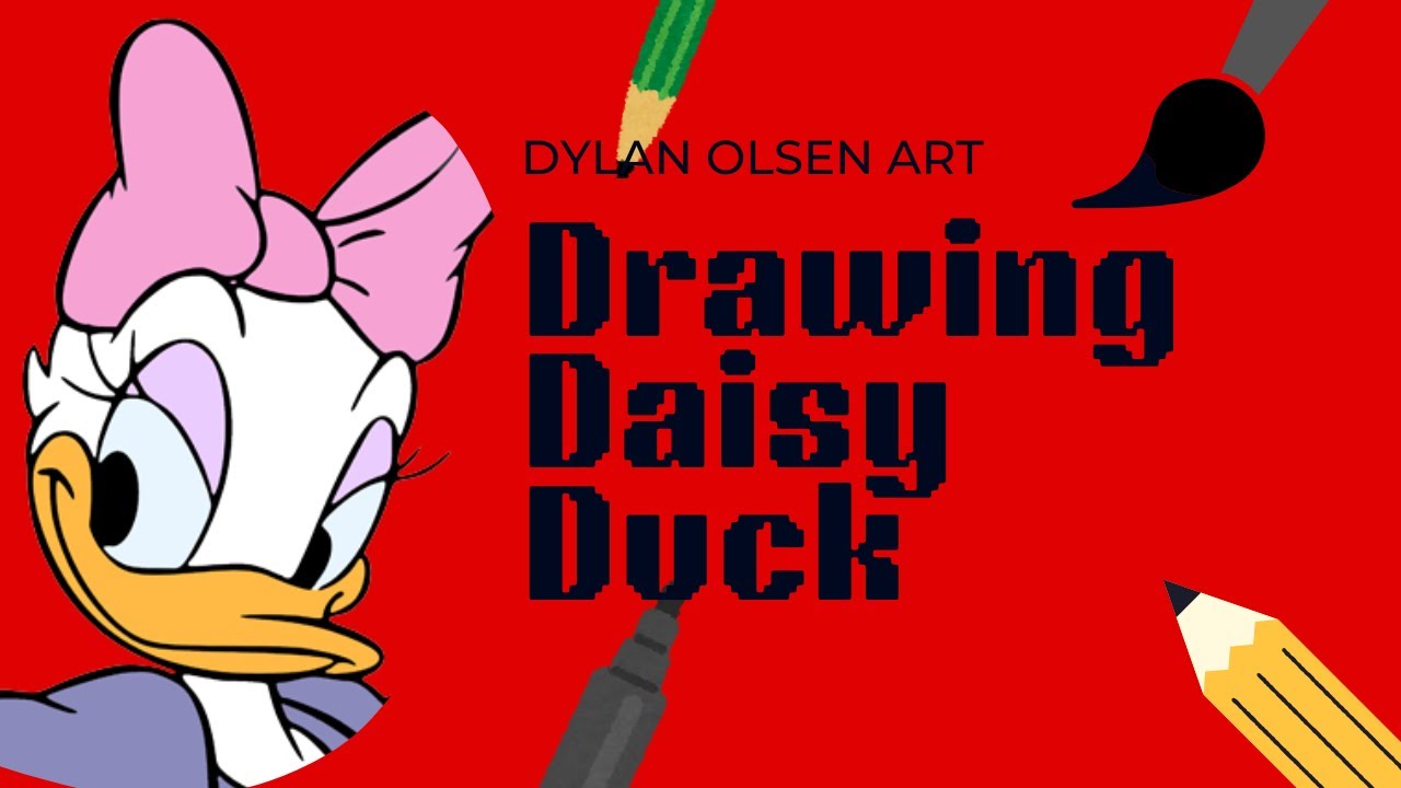 How to Draw Daisy Duck - Step by Step (Disney) - YouTube
