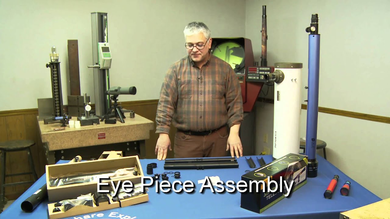 SkyViewer Telescope Assembly Part 1 - Overview - YouTube