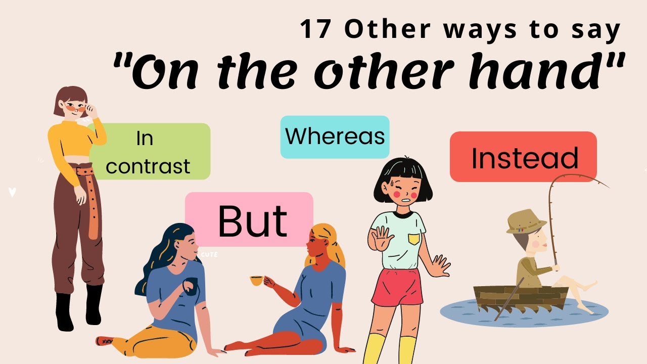 Other ways to say "On the other hand" | Engsy - YouTube