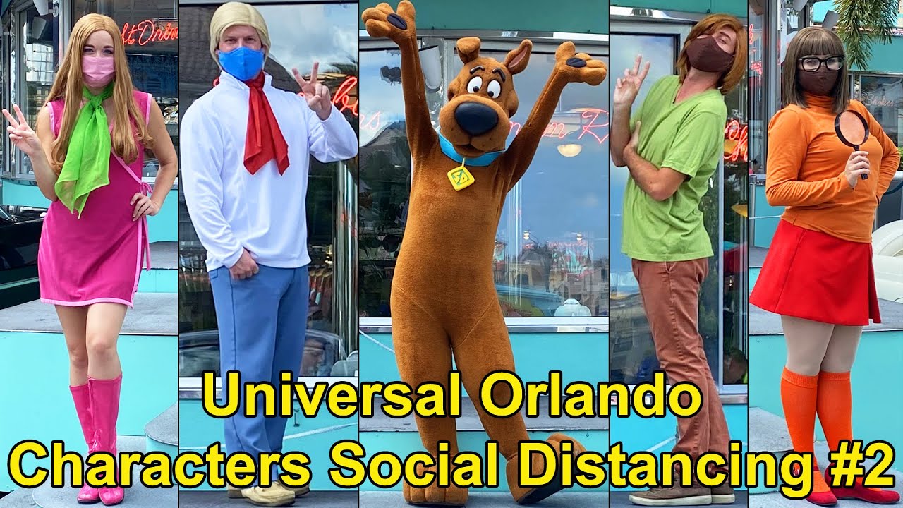 Universal Orlando Character Montage #2 - Greetings w/ Social Distancing ...