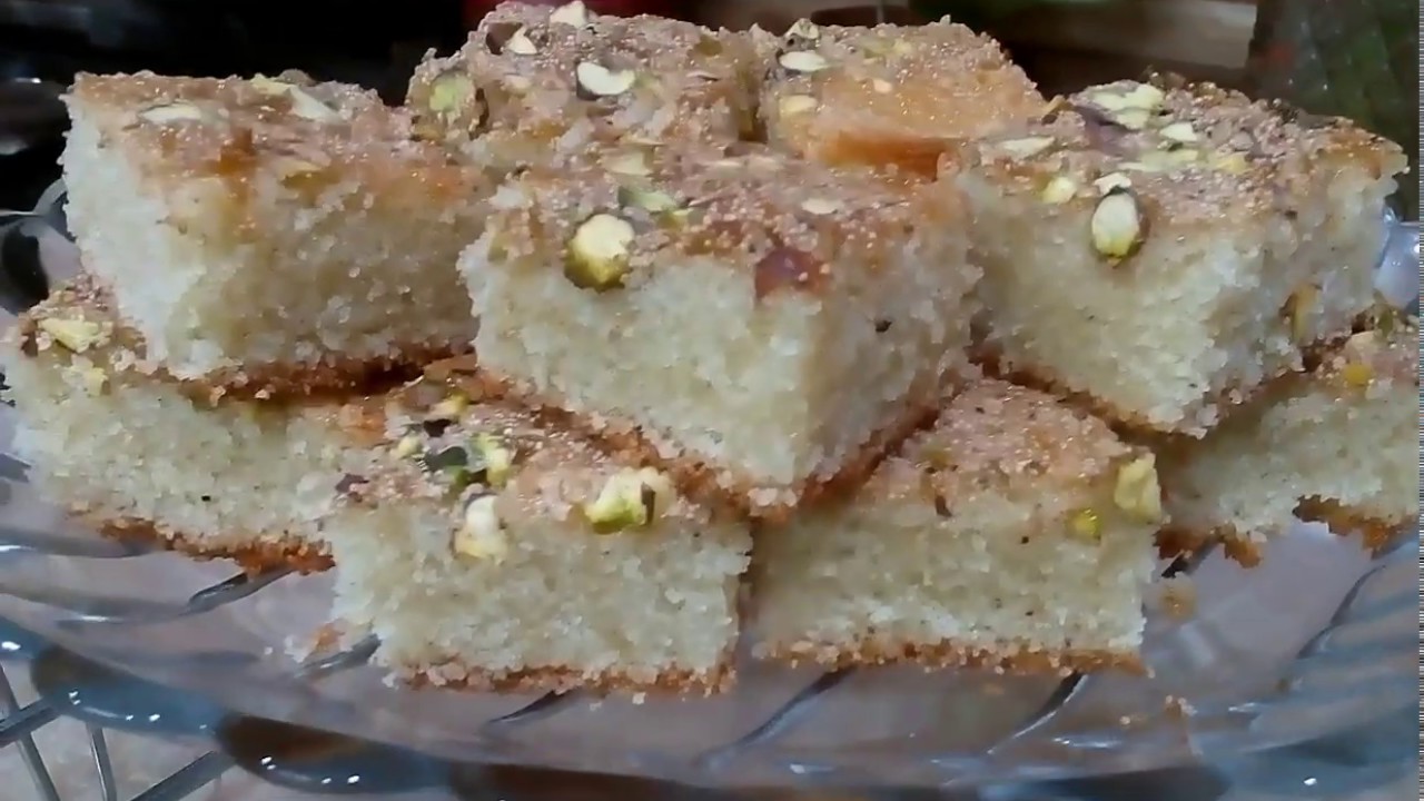 SEMOLINA CAKE (ROAT) | EASY COOK BOOK |NAZISH MUKADDAM - YouTube