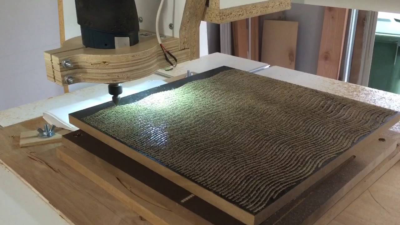 CNC halftone - YouTube