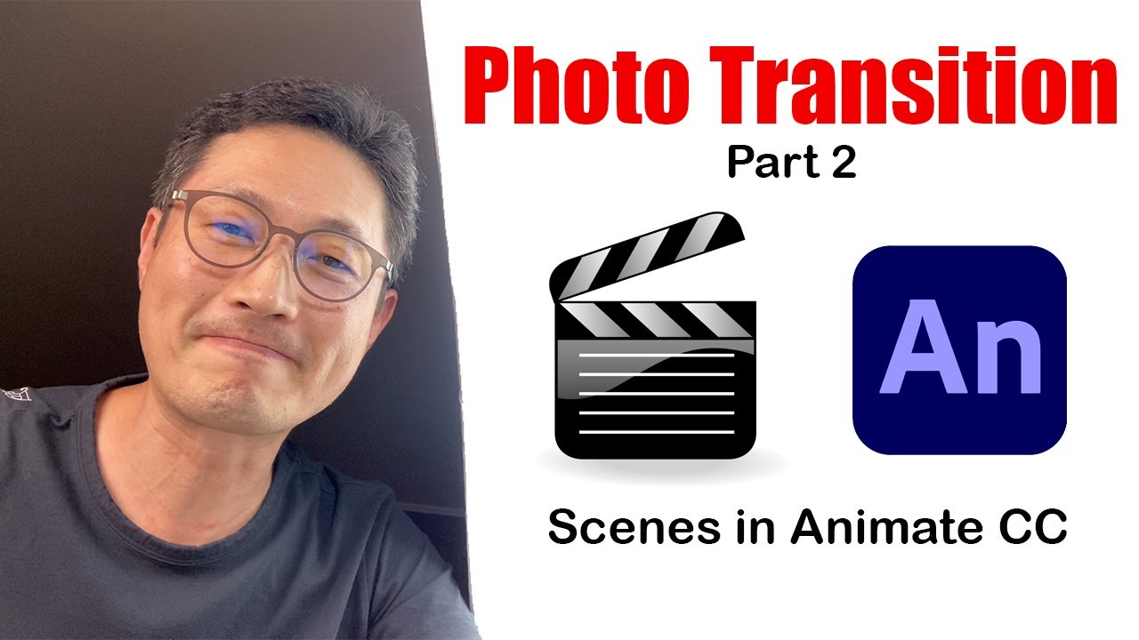 Photo Transition (part 2): using Scenes in Animate CC - YouTube