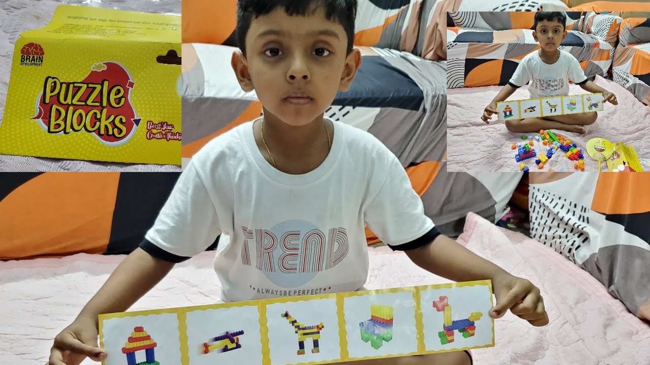 Baby Puzzle Blocks Game Set & Review - YouTube