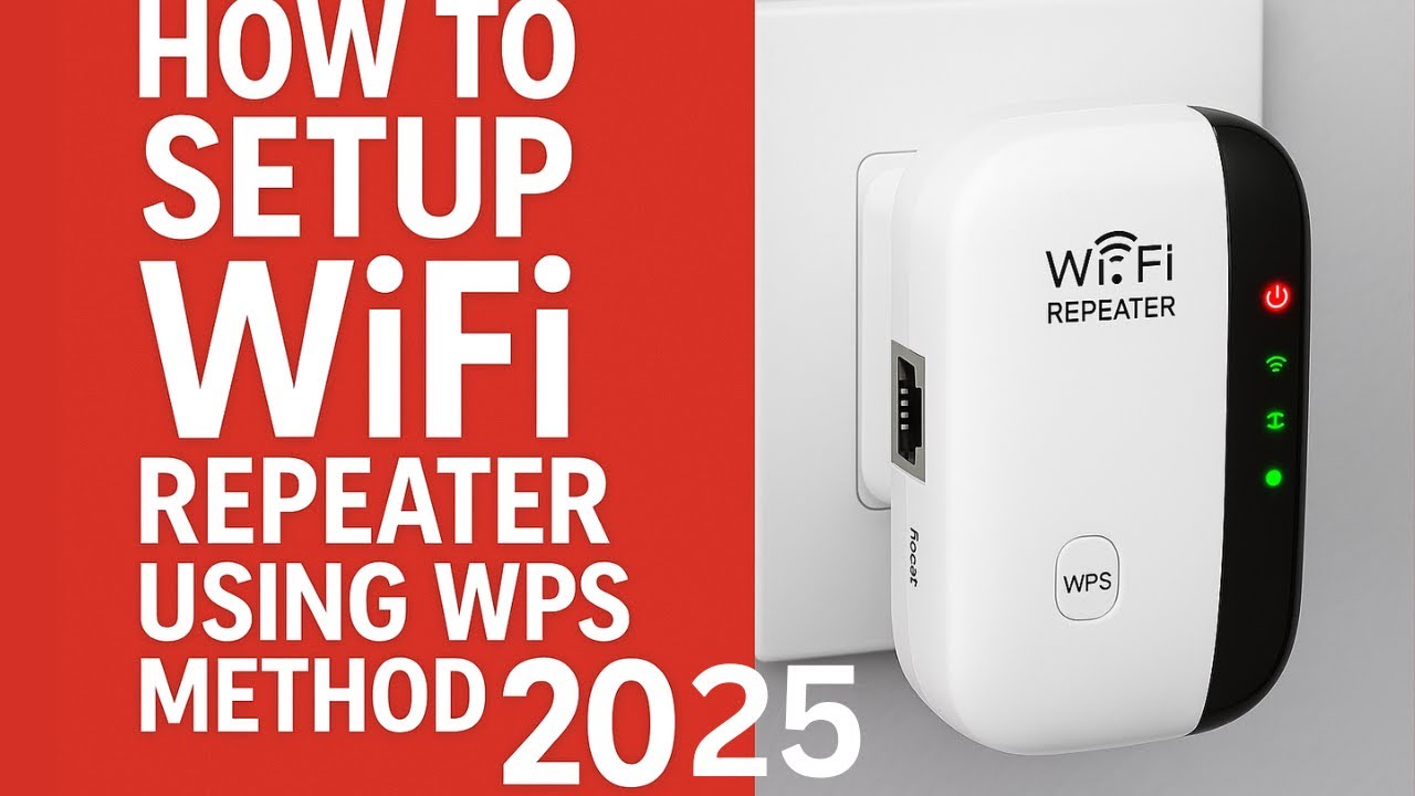 How to Set Up a WiFi Repeater Using WPS – Quick & Easy Guide - YouTube