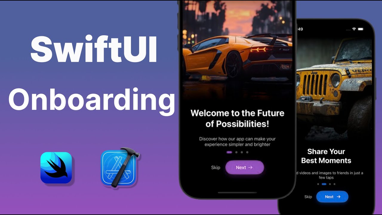 SwiftUI Onboarding: Modern Design and Step-by-Step Implementation - YouTube