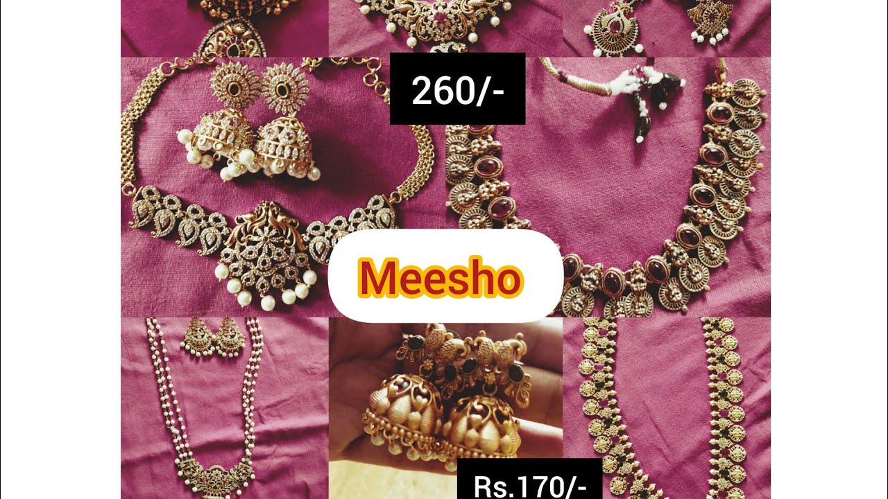 Meesho 14 👌 Huge jewelry collections # high quality # - YouTube