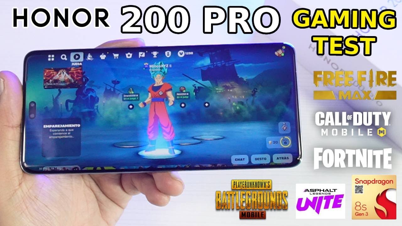 HONOR 200 PRO | Gaming TEST: Fortnite, Free Fire, COD, PUBG Mobile ...