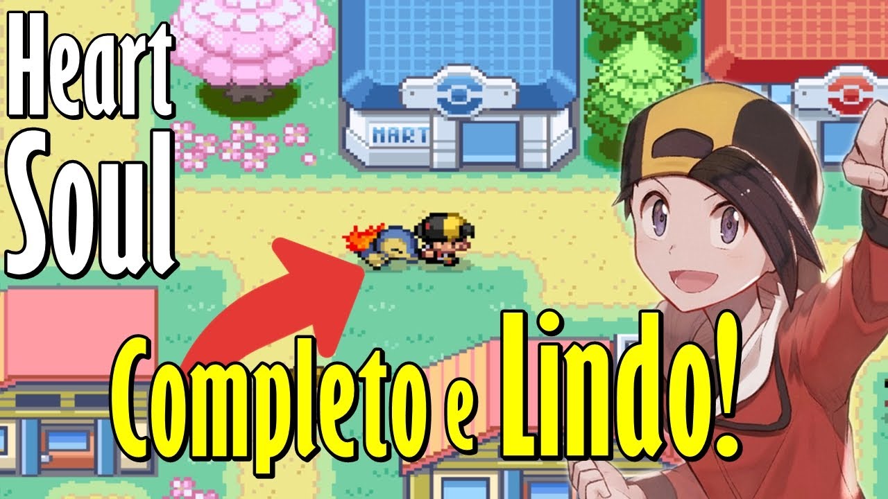 Pokémon Heart Soul | LANÇAMENTO GBA COMPLETO c ÓTIMOS GRÁFICOS, POKÉMON ...