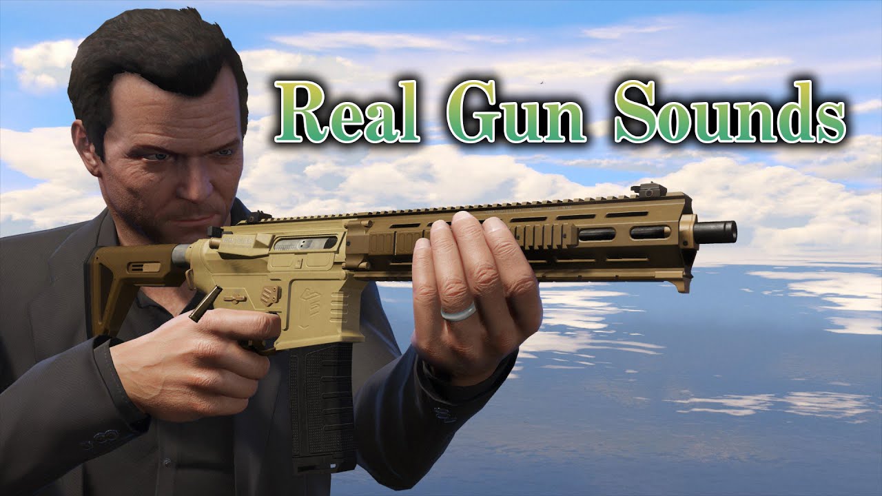 【GTA5】Real gun sounds MOD for SMG and AR - YouTube
