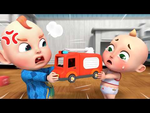Don’t Want to Share Your Toys? 😲 | Sharing Is Caring! ❤️| Learn Good Manners | Rosoo Nursery Rhymes