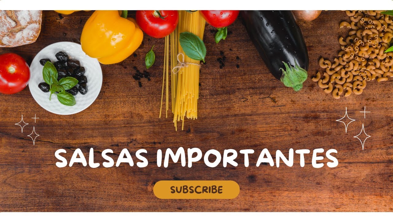 Descubre las salsas más importantes - YouTube