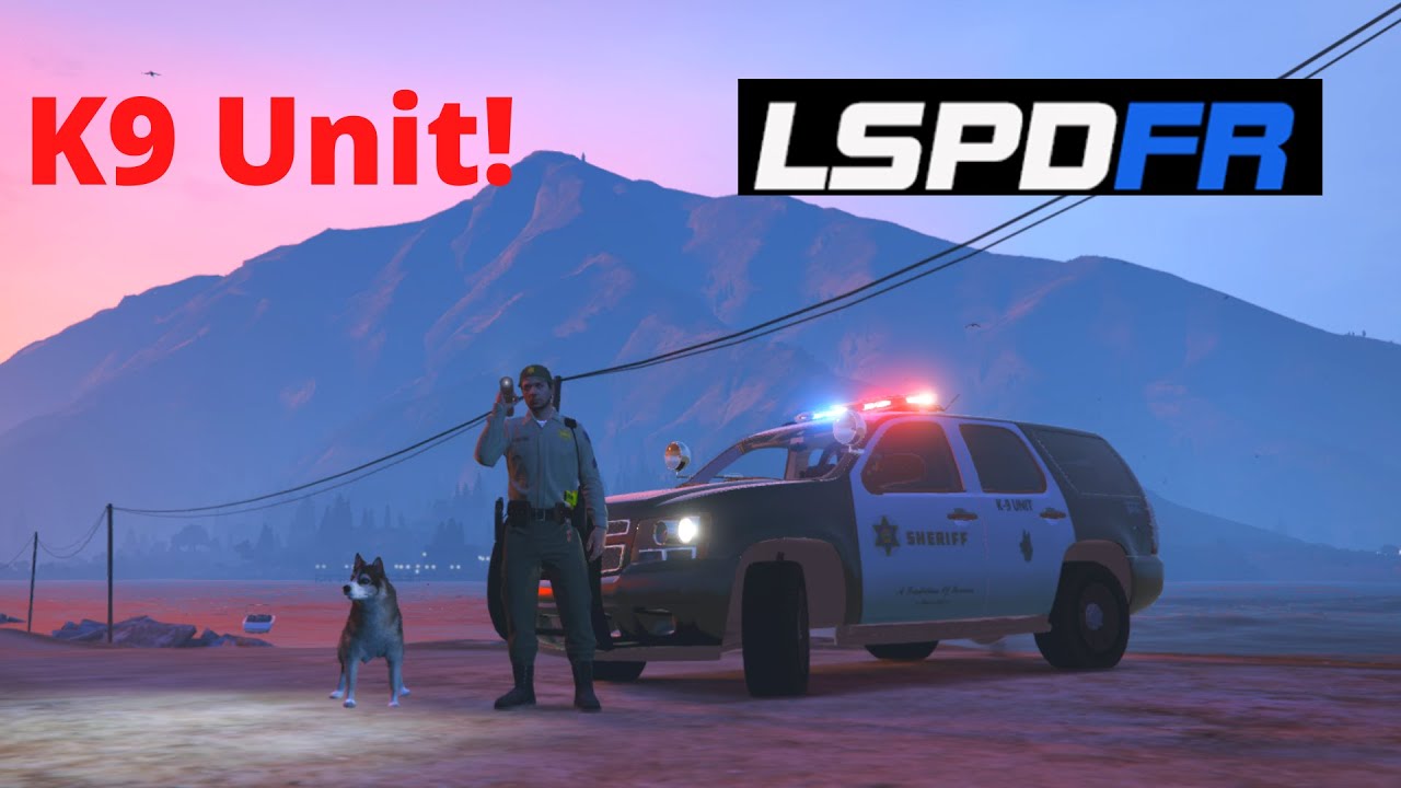 LSPDFR - LASD K9 Unit!! (GTA 5 POLICE MODS) - YouTube