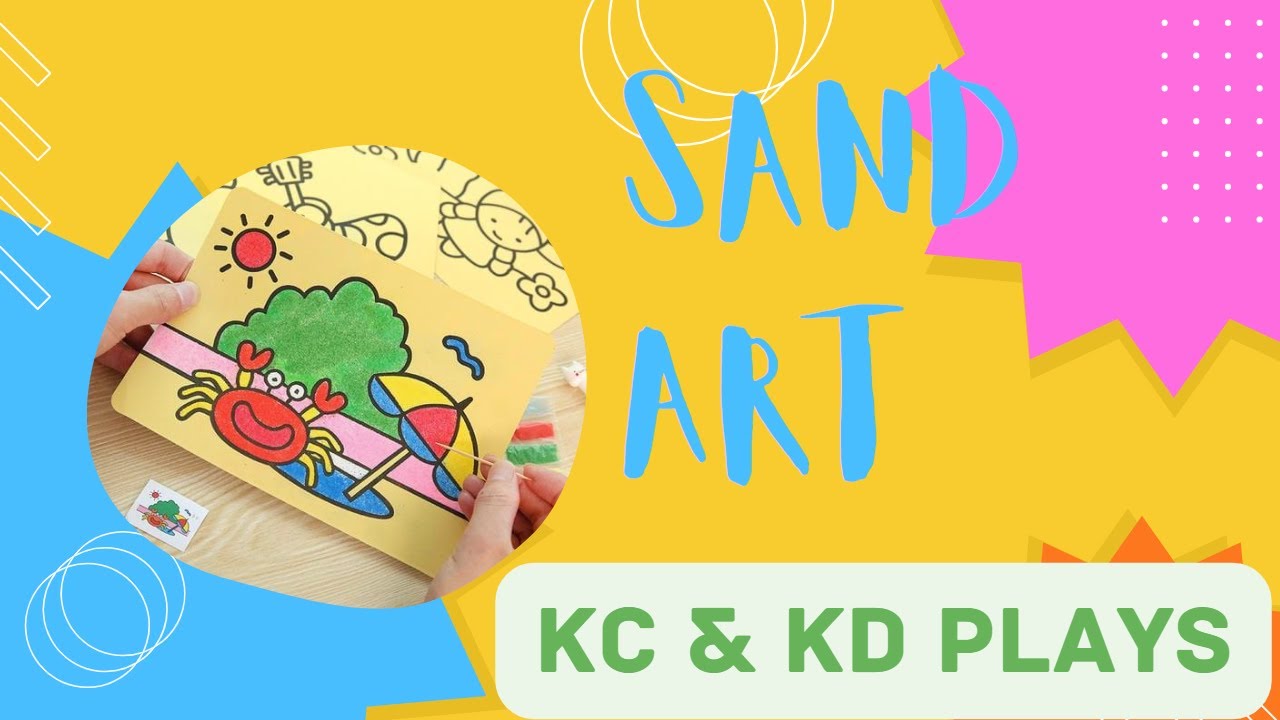 Cute & Easy Colored Sand Art for Kids! DIY Project - YouTube