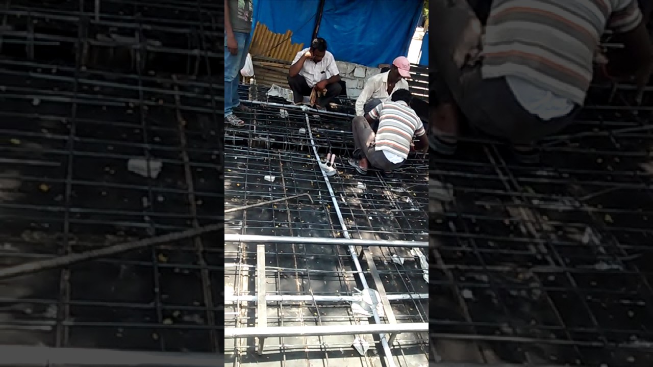 Electrical pipe's fitting in slab residential purpose - YouTube