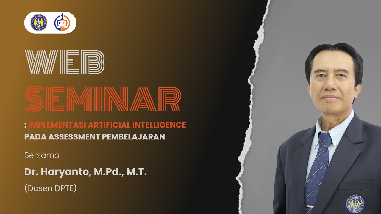 Webinar 4: Implementasi Artificial Intelligence pada Assessment Pembelajaran - YouTube